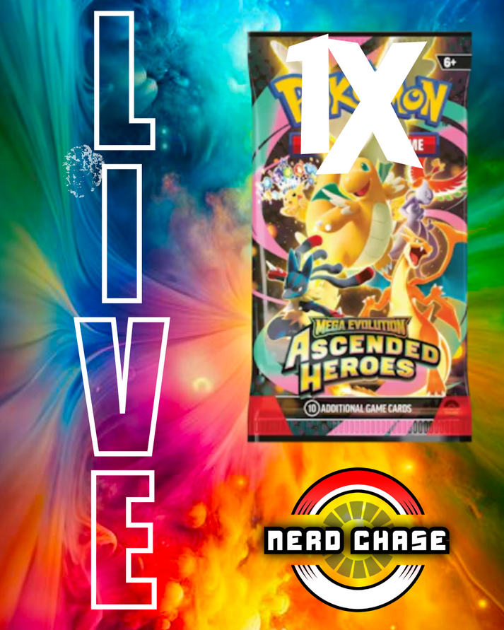 Ascended Heroes Booster Pack - Live Event – Nerd Chase